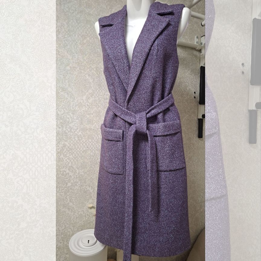 Жилетка длинная