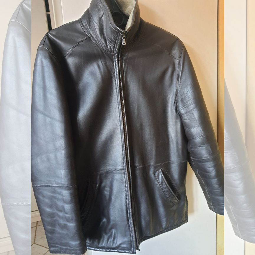 Дубленка/куртка натуральная мужская 54 Италия